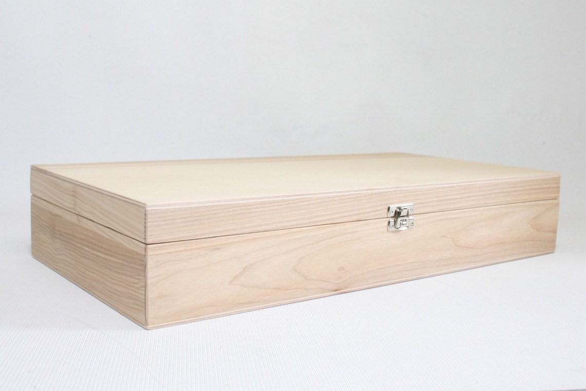 18 Compartments Ash Wood Box / Wooden Tea Box / Tea Organizer - Etsy