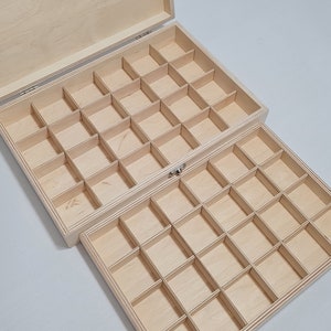 Collection_ Display Box / 48 Compartment Box / DIY Collection Box With ...