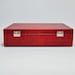 Wooden A4 Size Box / Red Wooden Box / A4 Size Storage Box / 12 X 8.66 X ...