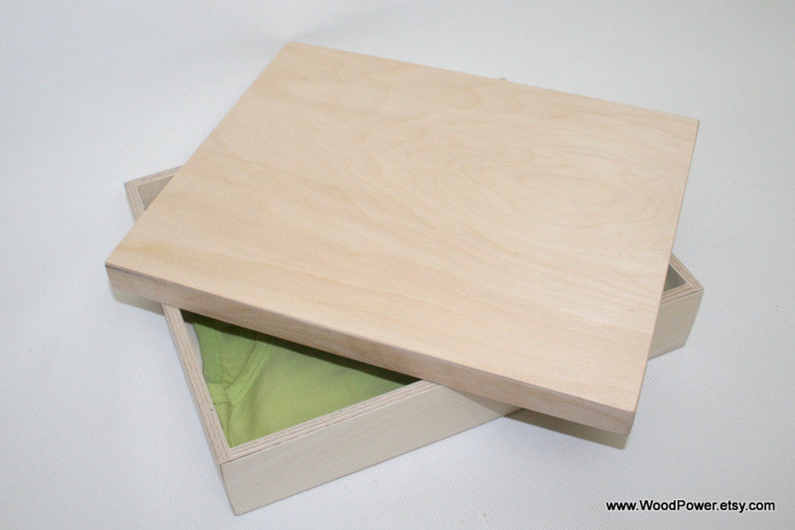 Unfinished Wooden Box: A4 Size DIY Project Box - Etsy