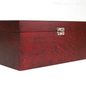 Red Wooden Box / 10x5x5 Inches / Storage Box / Red Box / Gift Box ...