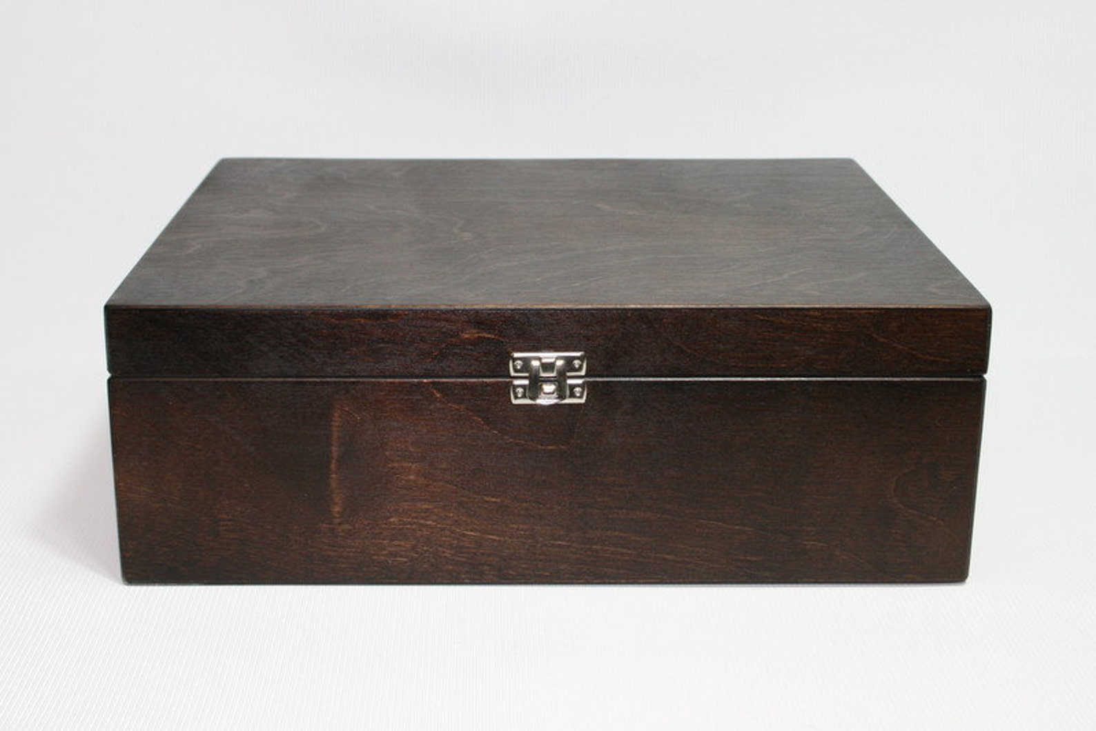 Large Wooden Storage Box / Collection Box With Removable Layer | Etsy