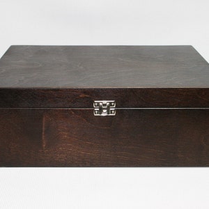 Large Wooden Storage Box / Collection Box With Removable Layer / Large ...