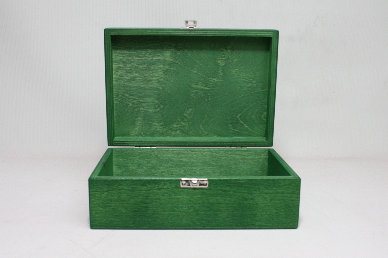 Dark Green Wooden Box / Storage Box / Keepsake Box / Gift Box - Etsy