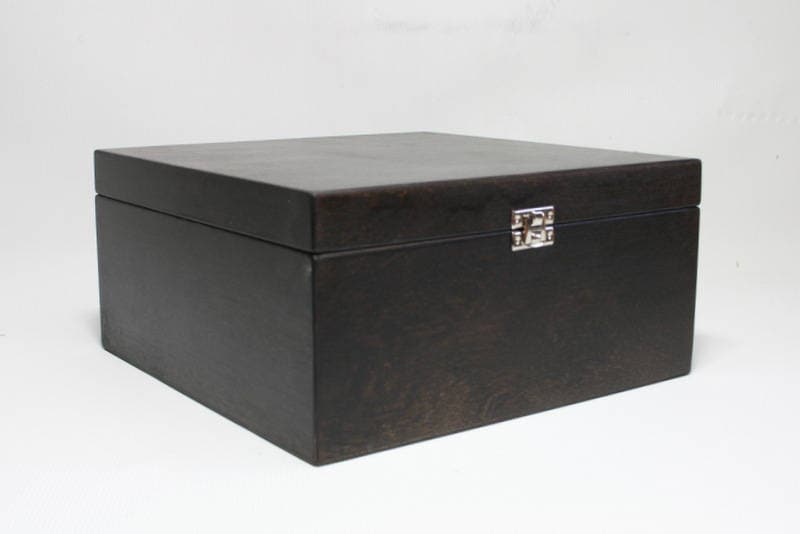 Wooden Box / 10x10x5 Inches / Storage Box / Dark Brown Box / - Etsy