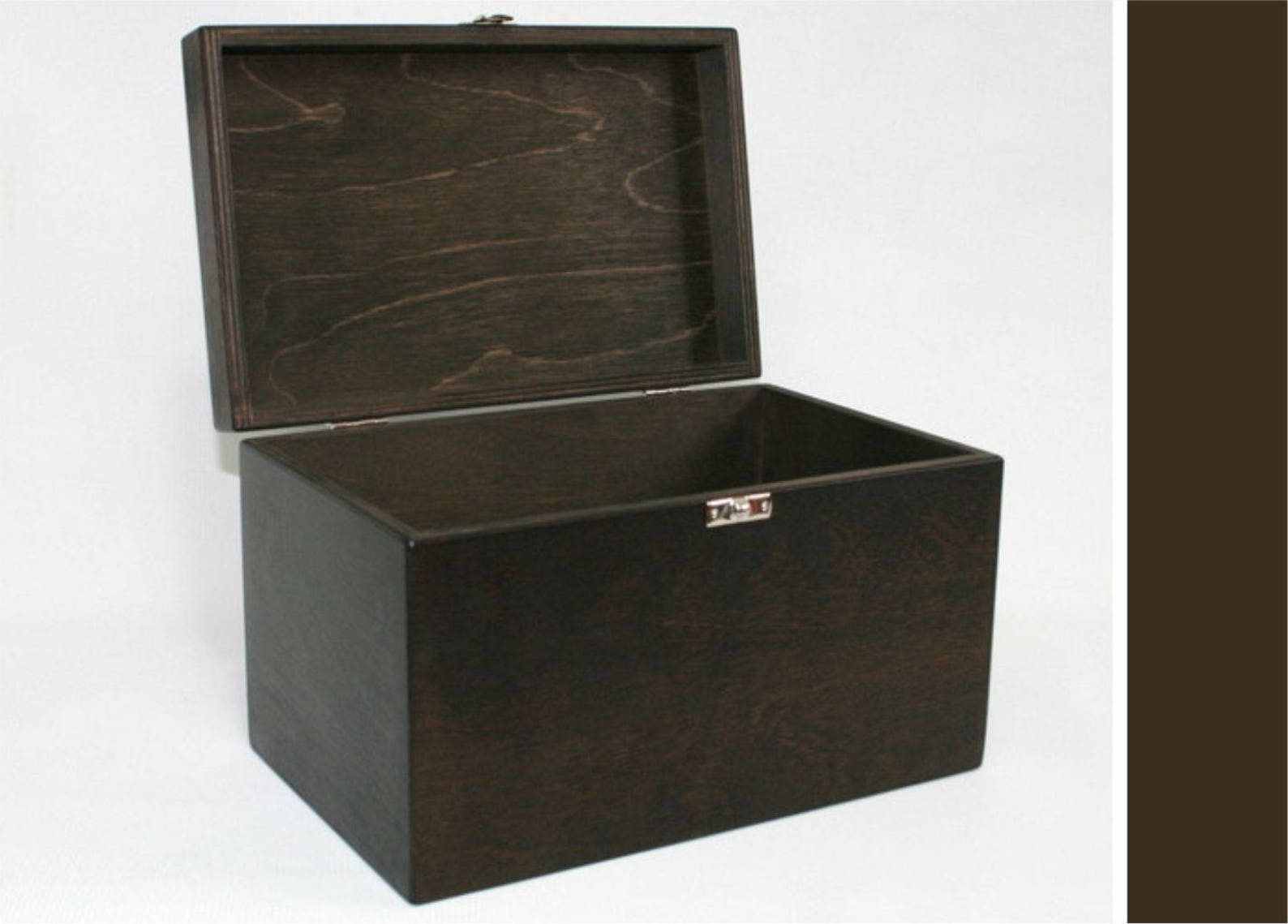 Wooden Box / Storage Box / Dark Brown Box / Gift Box / Plywood | Etsy