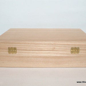 Large Collection Box / 12 Compartments Wooden Box / Ash Wood Box ...