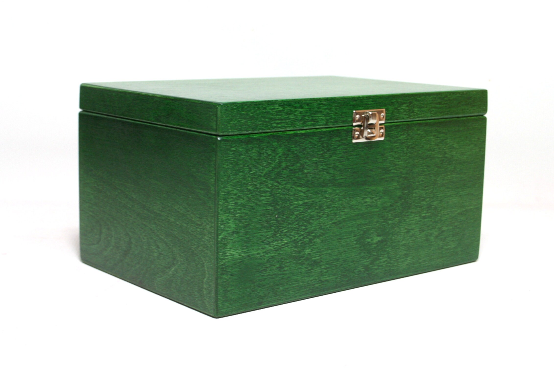 Dark Green Wooden Box / Gift Box / Keepsake Box / Storage Box - Etsy