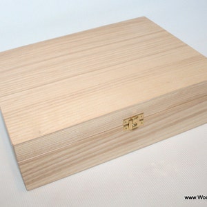 Large Collection Box / 12 Compartments Wooden Box / Ash Wood Box ...