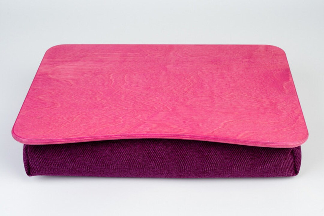 IPad Table / Pink Laptop Stand / Wood Laptop Bed Tray / Breakfast ...