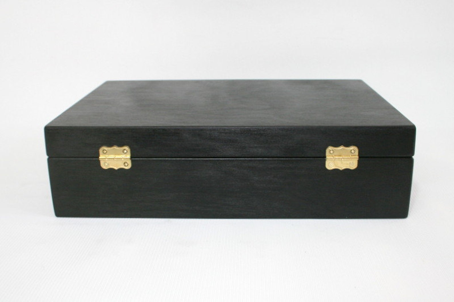Black 12 Compartments Wooden Tea Box / Black Box / Storage Box - Etsy