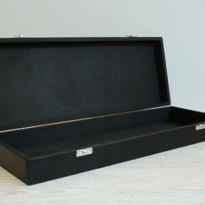 Wooden Gift Box / Black Box / Keepsake Box / Black Storage Box | Etsy