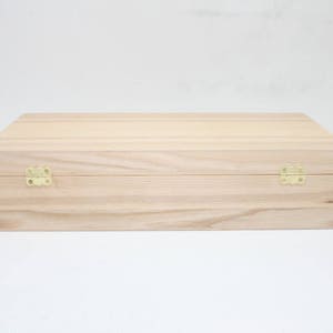 Wooden Storage Box With 100 Compartments / Collection Box With ...