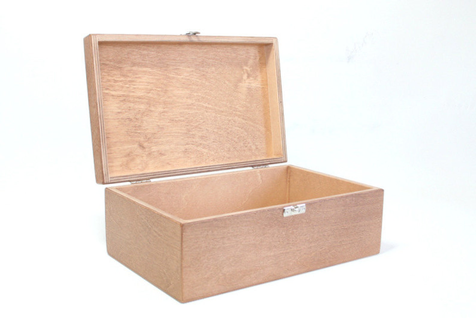 Light Brown Wooden Box / Wooden Box / Gift Box / Storage Box | Etsy