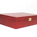 Red Wooden Keepsake Box / Wooden Gift Box / Wooden Storage Box / Red ...