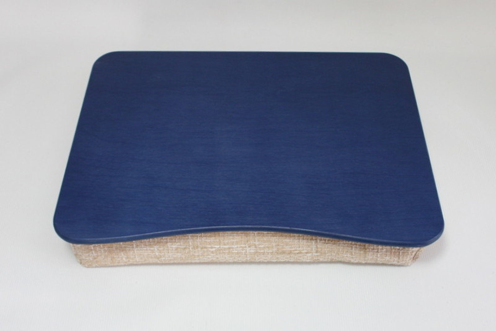 Ipad Table /blue Laptop Stand / Wood Laptop Bed Tray / - Etsy