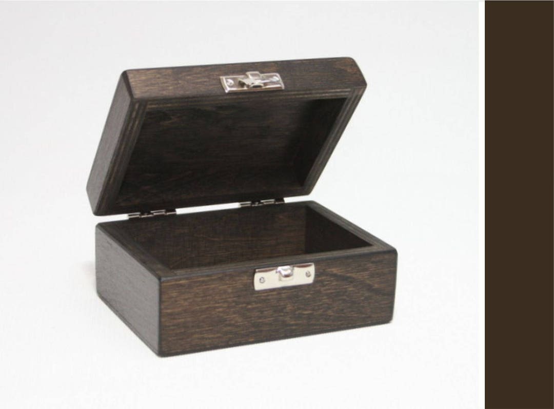 Small Gift Box / Keepsake Box / Dark Brown Box 3.94 X 2.75 X 1.57 Inch ...