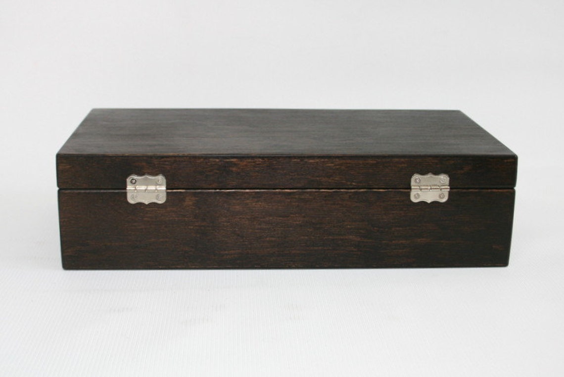 8 Compartments Box / Wooden Storage Box / Collection Box / | Etsy