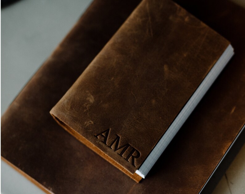 Pocket Notebook Mini Leather Journal Small Sketchbook - Etsy