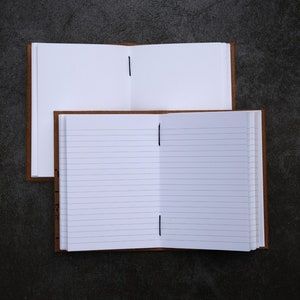 Pocket Notebook Mini Leather Journal Small Sketchbook - Etsy