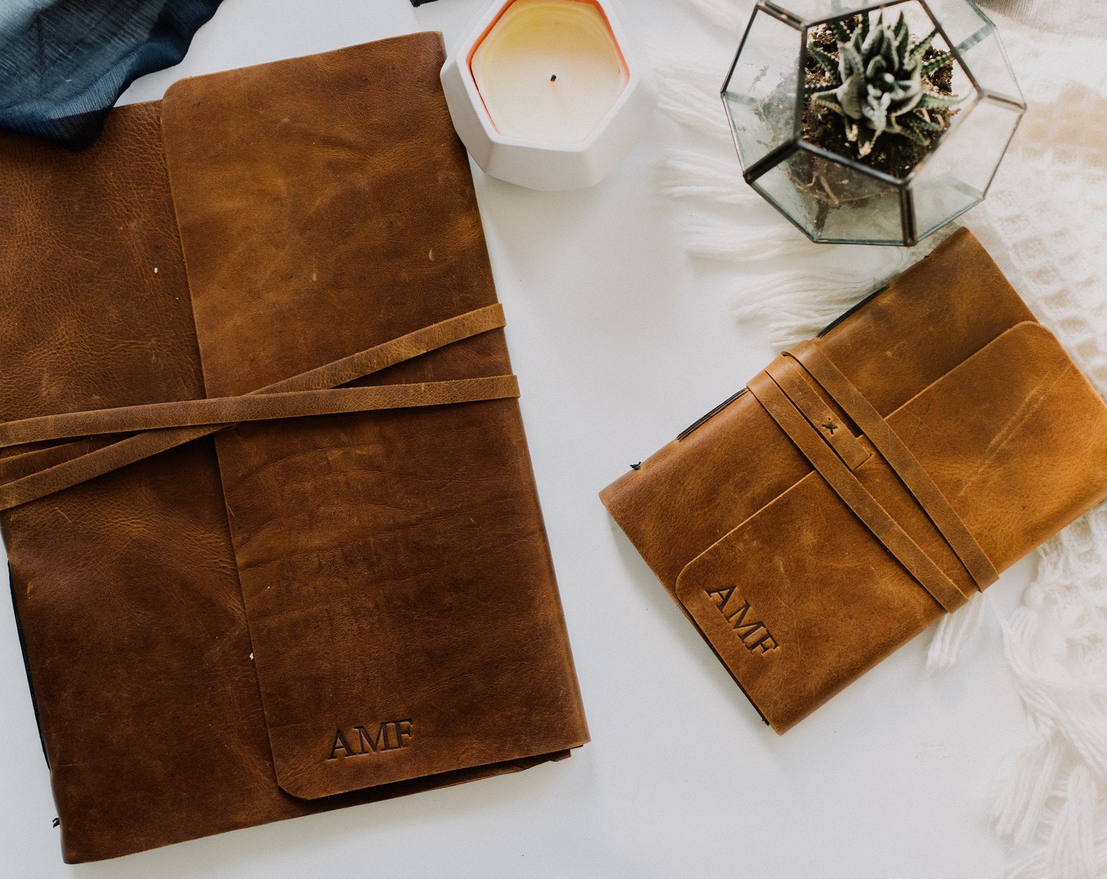 Extra Large Journal, Hand Bound Journal, Personalized Gift for Her ...