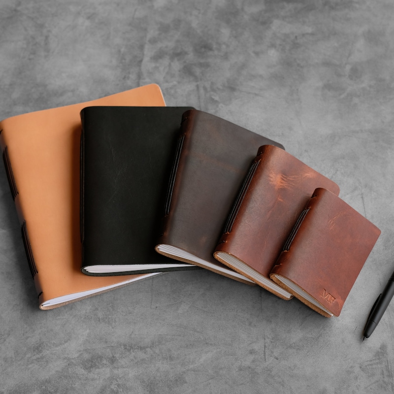 Leather Business Notebook - Etsy