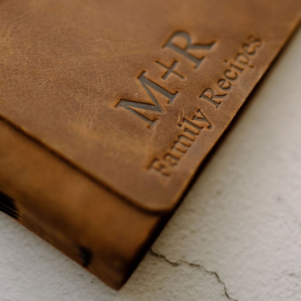 Leather Recipe Book - Etsy