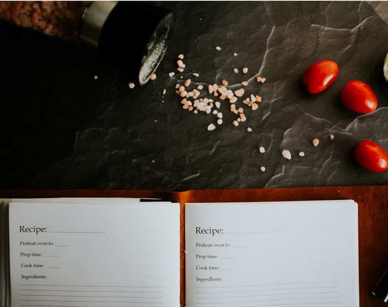 Personalized Recipe Book Personalized Cookbook Personalised | Etsy