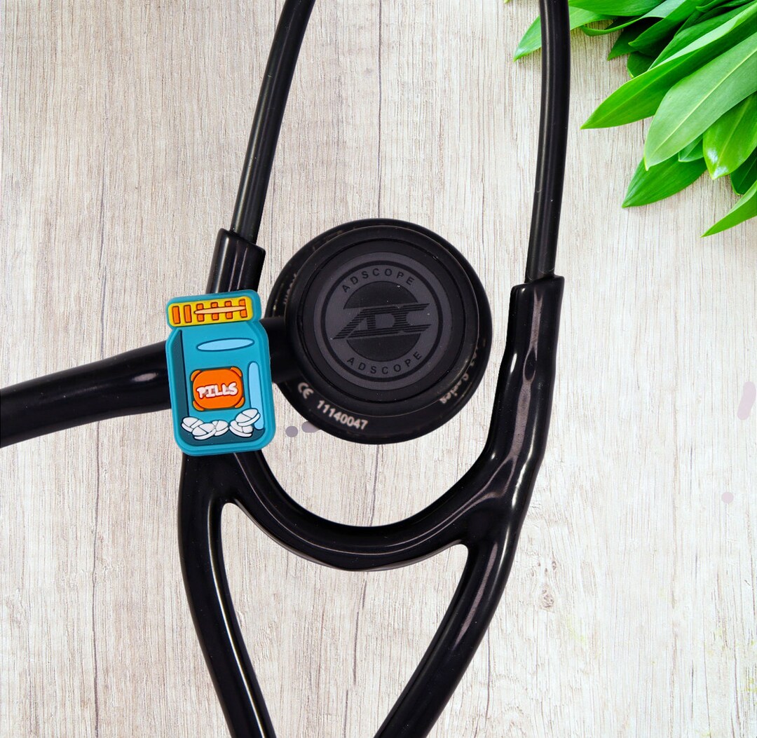 Stethoscope Charm, Stethoscope Tag Accessory, Gift for Nurse ...