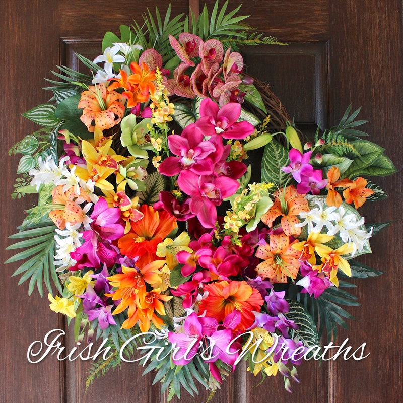 Hawaiian Wreath - Etsy