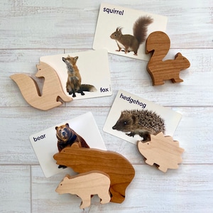 Woodland Animals | Wooden Toys Babies & Toddlers | Montessori Baby Toys ...