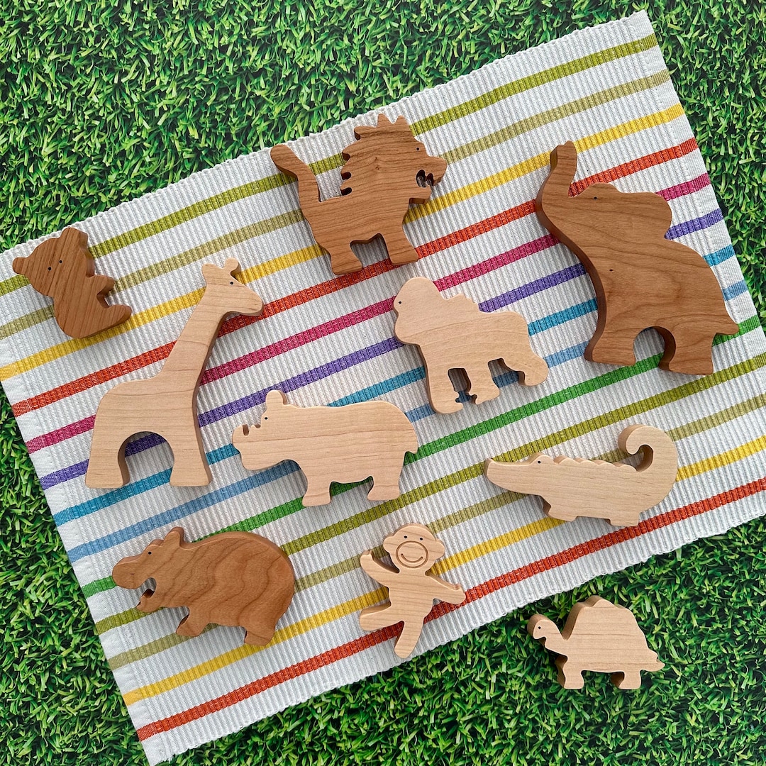 Cherry and Maple Wooden Toys for Babies & Toddlers | Zoo Friends ...