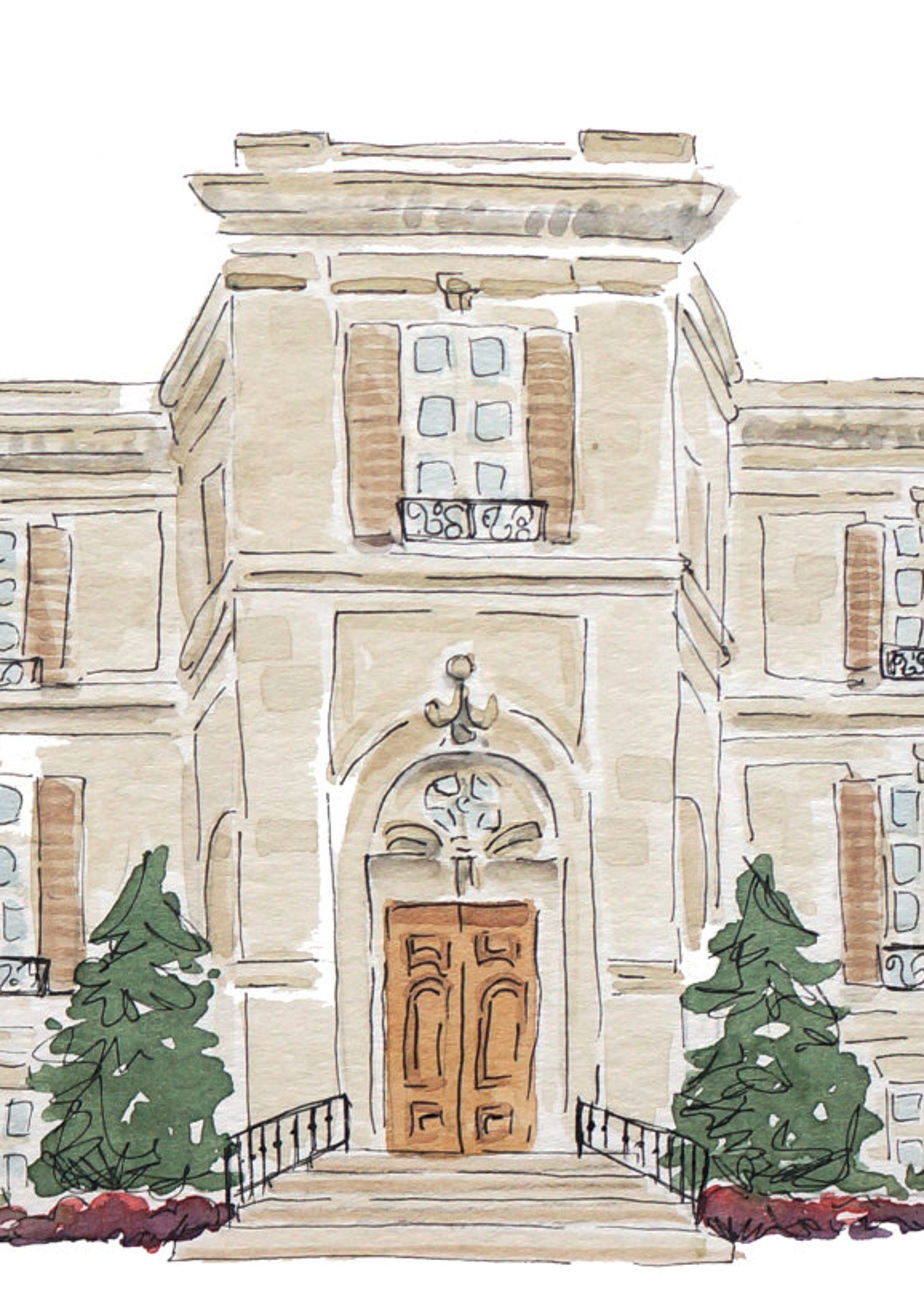 Meridian House - DIGITAL .jpeg and .pdf File - Etsy