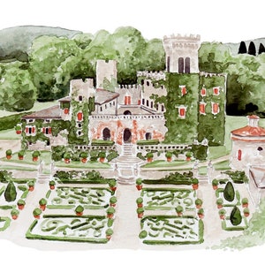 Castello Di Celsa - DIGITAL .jpeg and .pdf File - Etsy