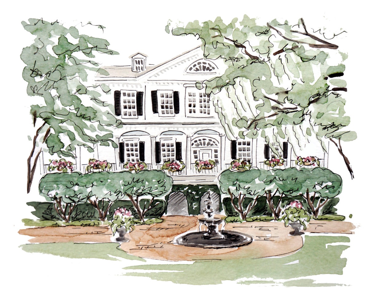 Governor Thomas Bennett House in Charleston DIGITAL .jpeg and .pdf File ...