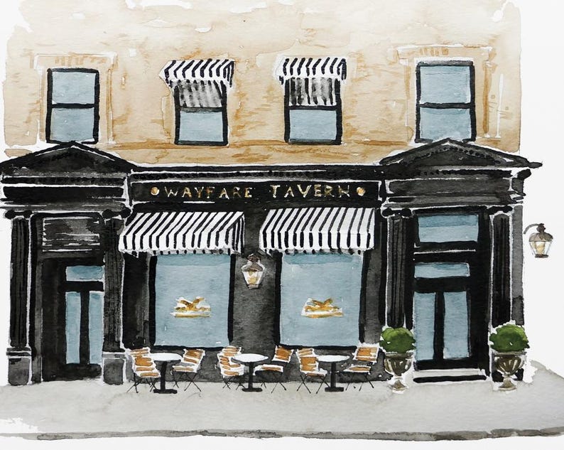 Wayfare Tavern, NYC - Fine Art Print - Etsy