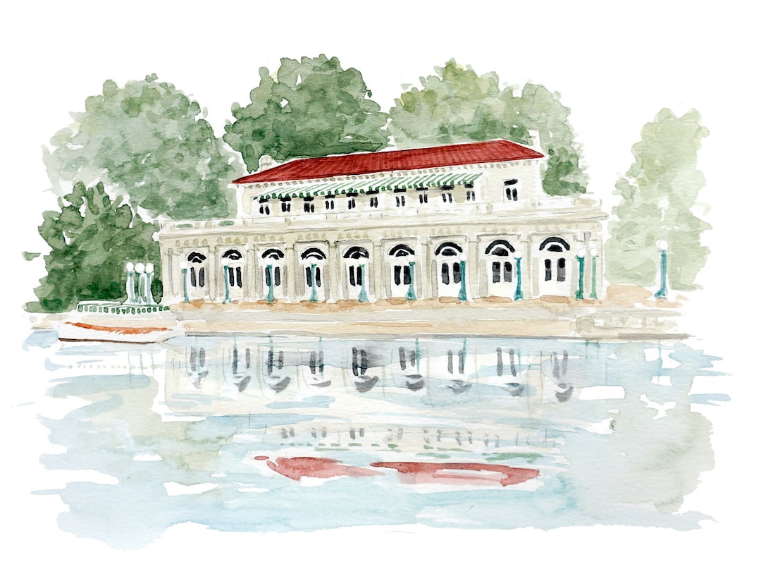 Prospect Park Boathouse - DIGITAL .jpeg and .pdf File - Etsy
