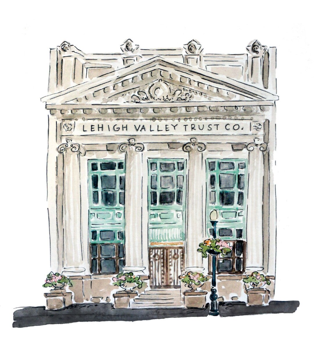 Lehigh Valley Bank DIGITAL .jpeg and .pdf File - Etsy