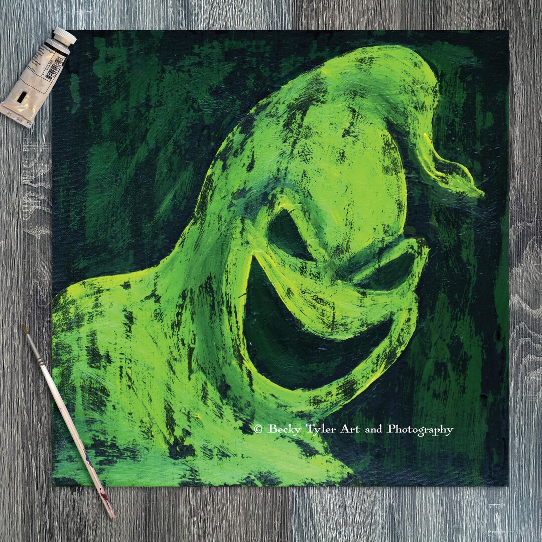 Oogie Boogie Painting, Fan Art, Movie Art, Nightmare Before Christmas ...