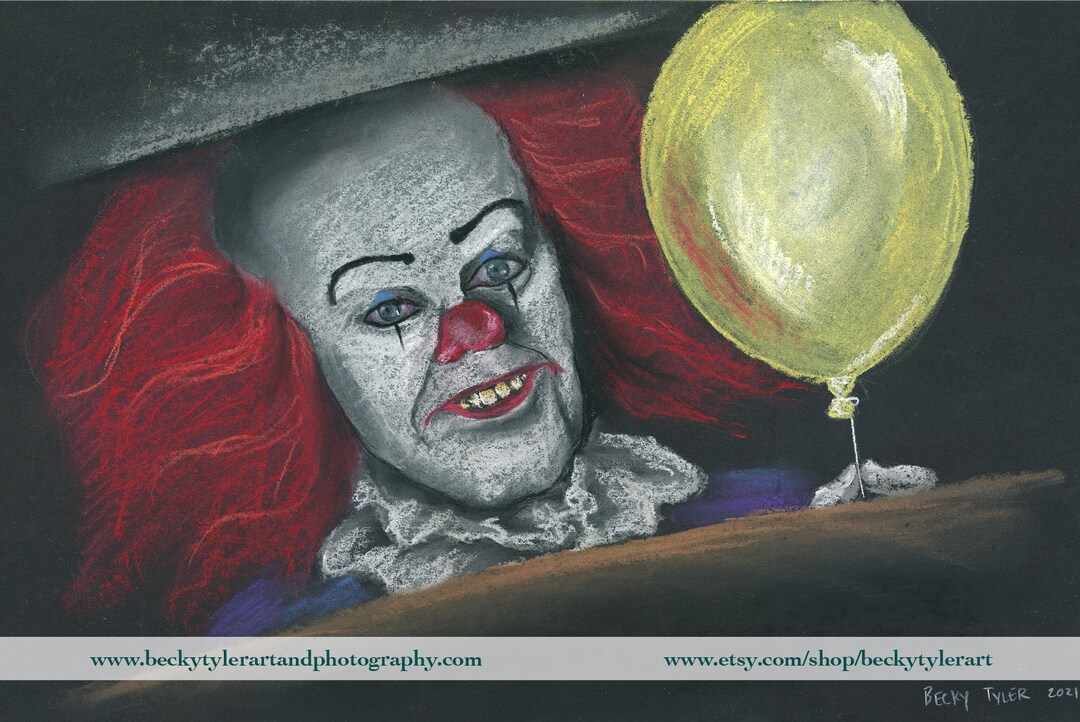 Tim Curry as Pennywise Stephen King's It Fan Art - Etsy