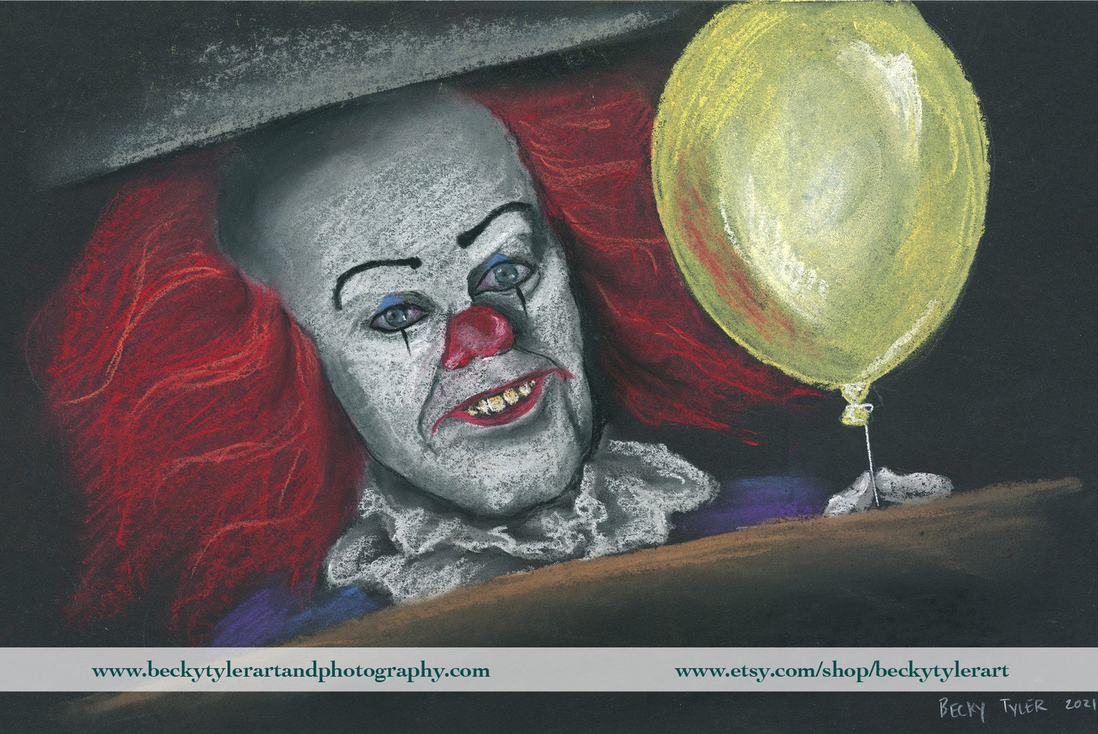 Tim Curry as Pennywise Stephen King's It Fan Art - Etsy