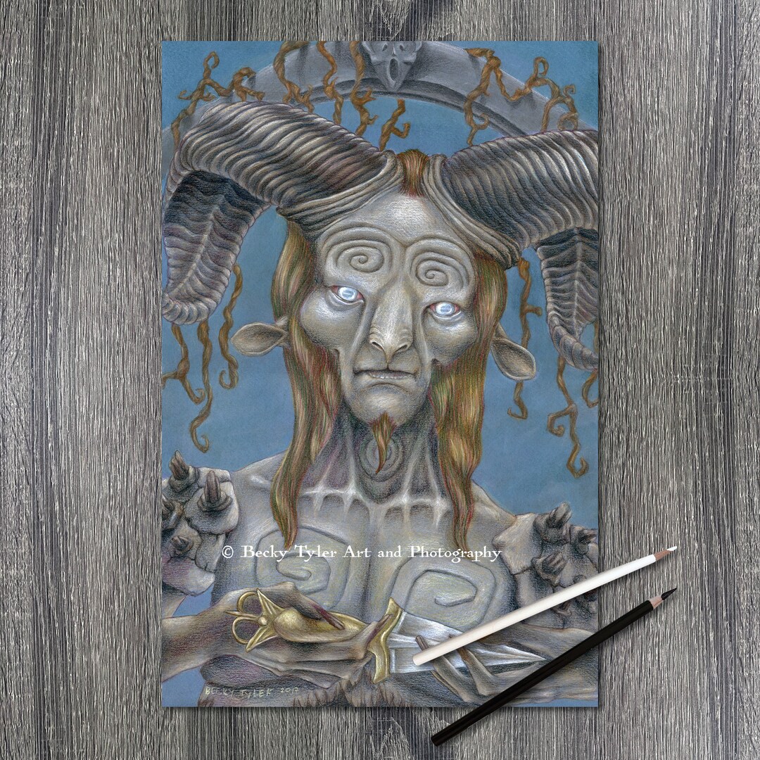 Pan's Labyrinth Drawing, Pencil Drawing, Pencil Art, Fan Art, Movie Art ...