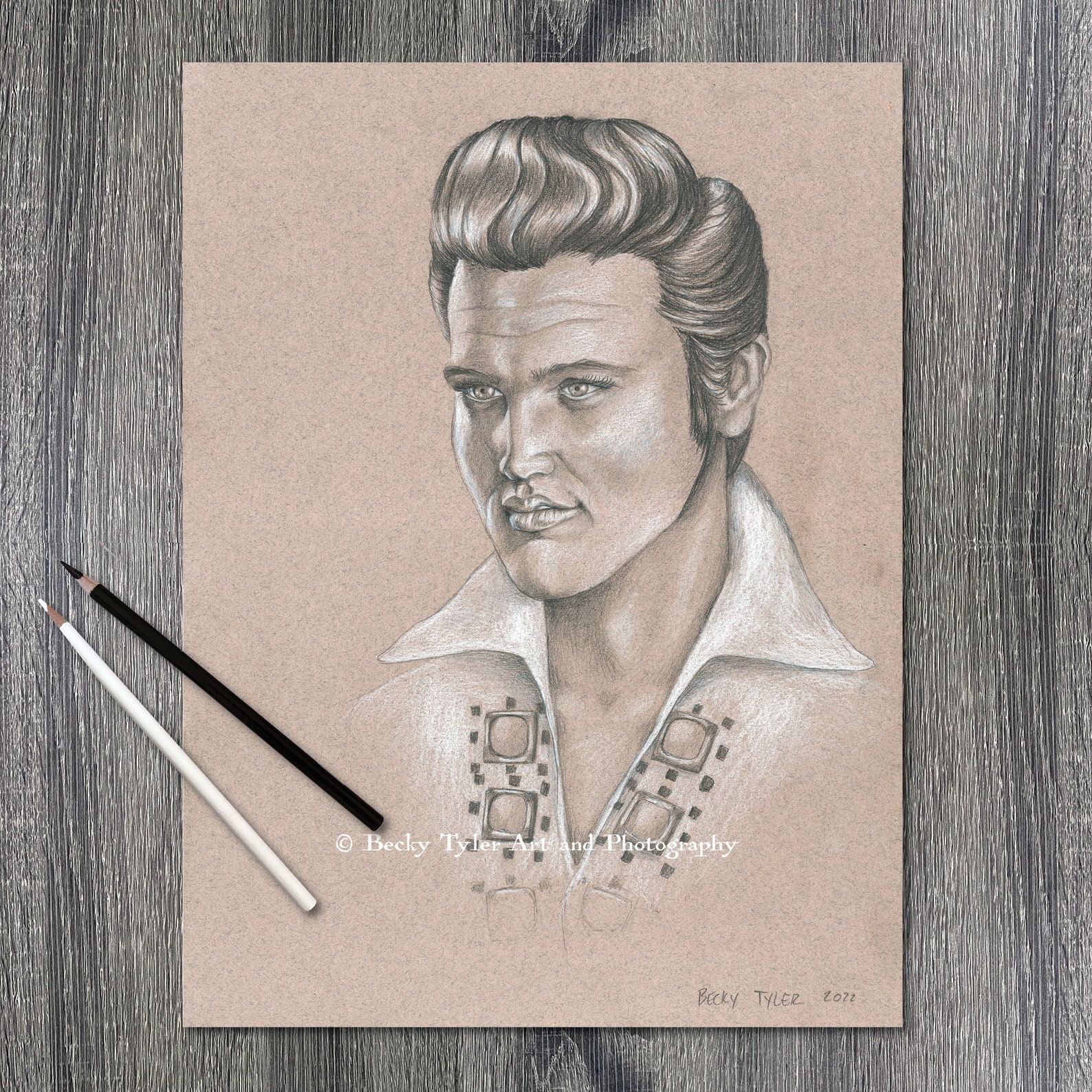 Elvis Presley Drawing, Fan Art, Pencil Drawing, Elvis Fan Art, Elvis ...