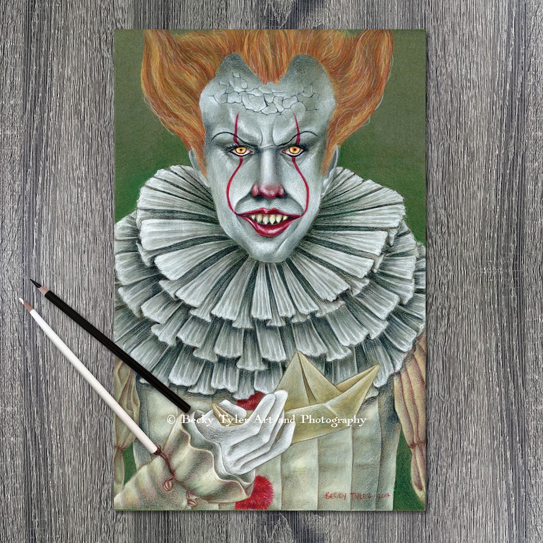 Pennywise Drawing, Pencil Drawing, Pencil Art, Horror Art, Fan Art ...