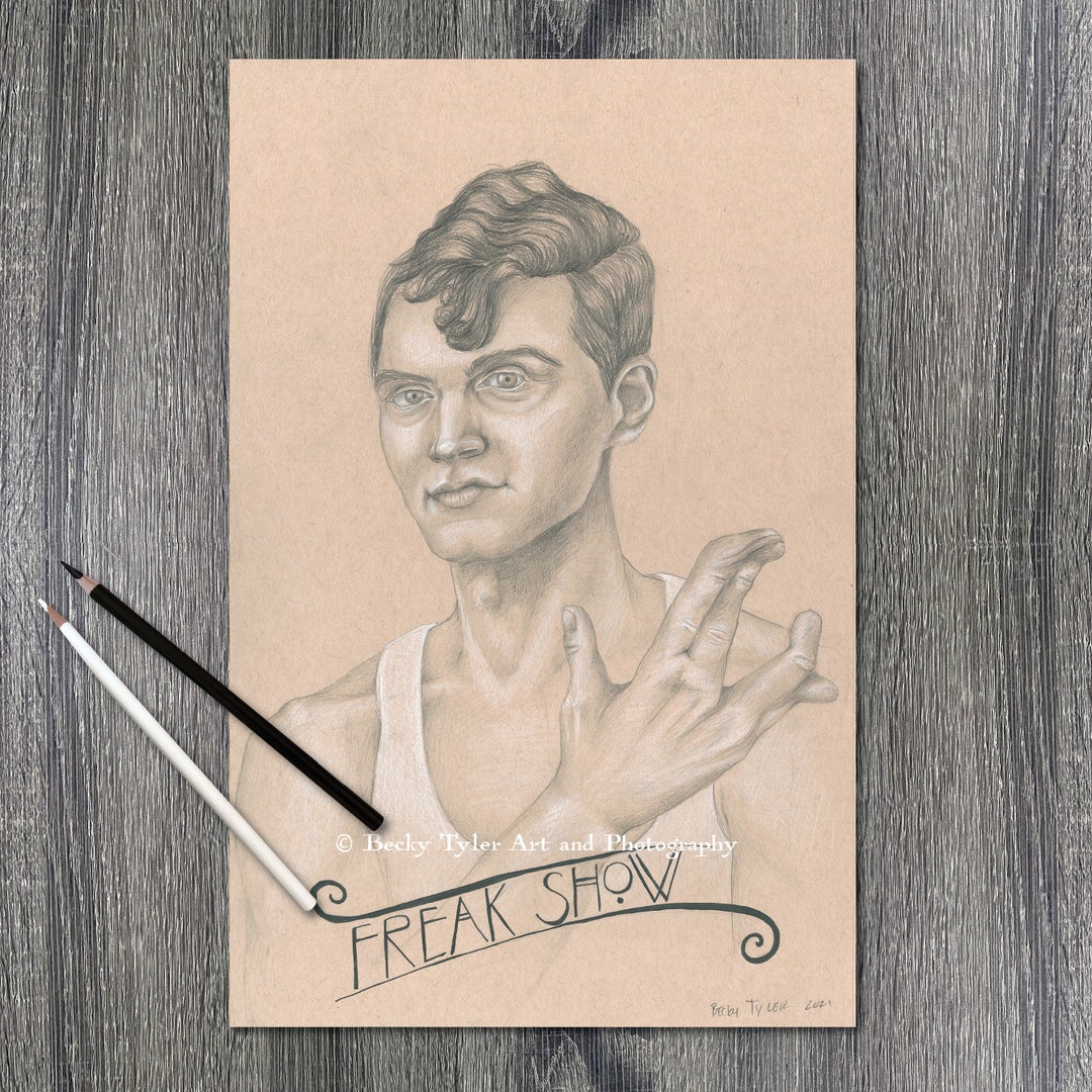 Lobster Boy Drawing, AHS Freak Show, Fan Art, Horror Fan Art, Horror ...