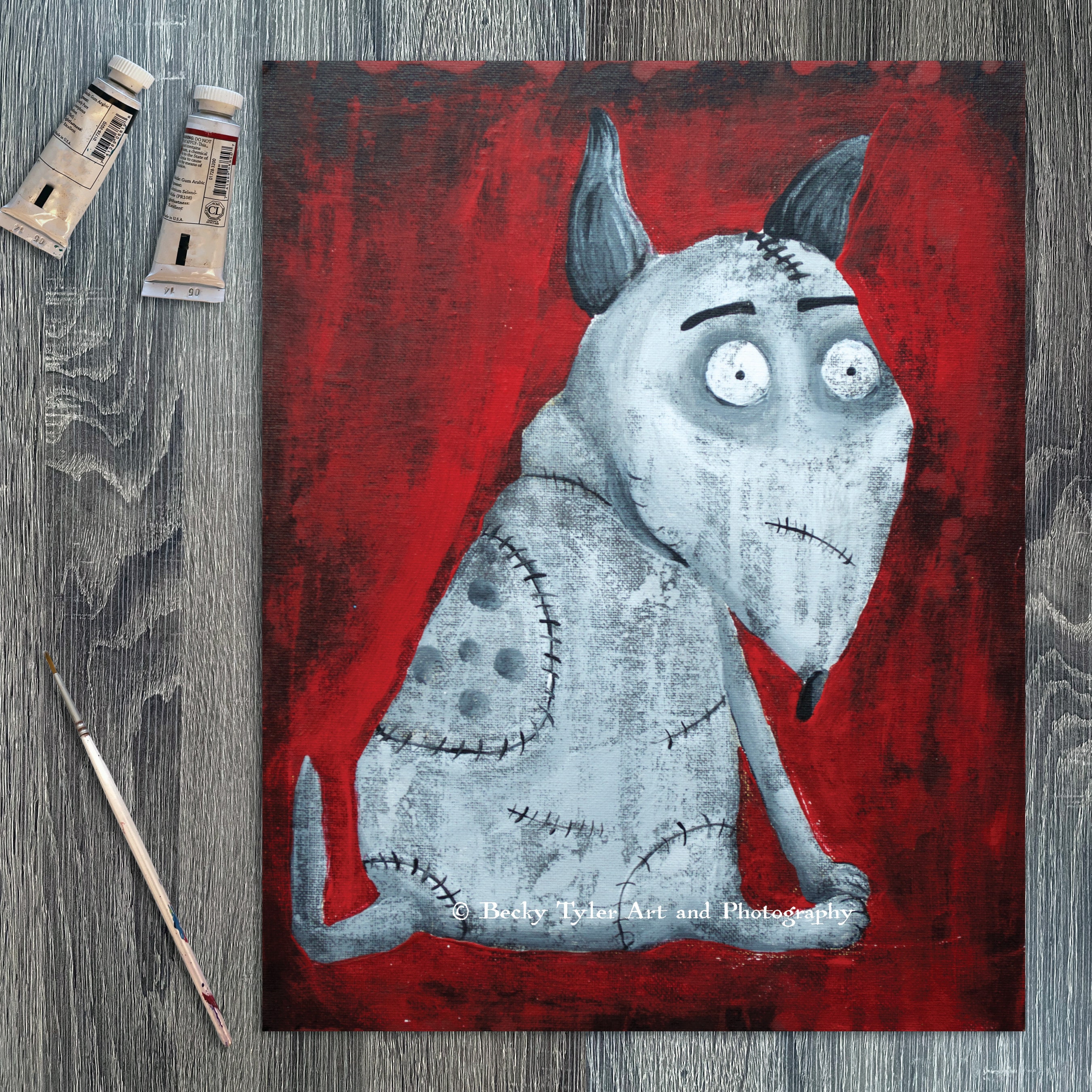 Frankenweenie Fan Art Tim Burton Fan Art Movie Fan Art - Etsy