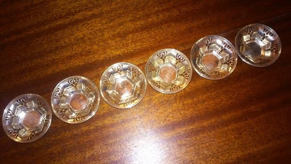 6 Sterling Silver Nut Cups by Frank M. Whiting Company. Set of - Etsy