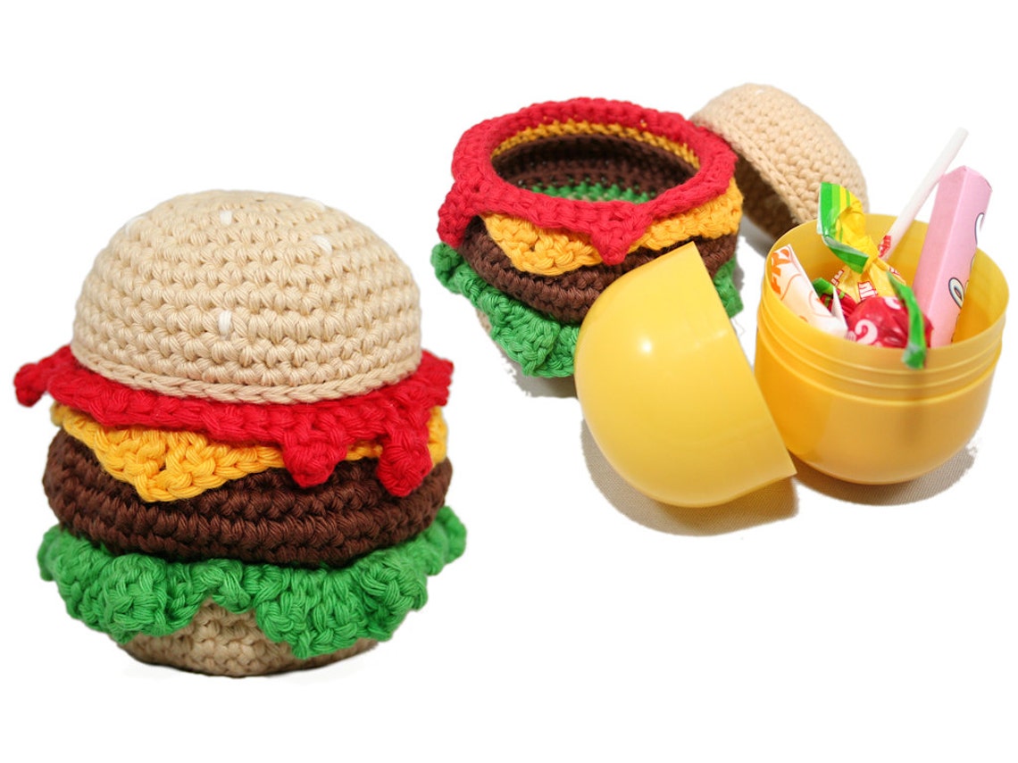 Burger Surprise Crochet Pattern - Etsy