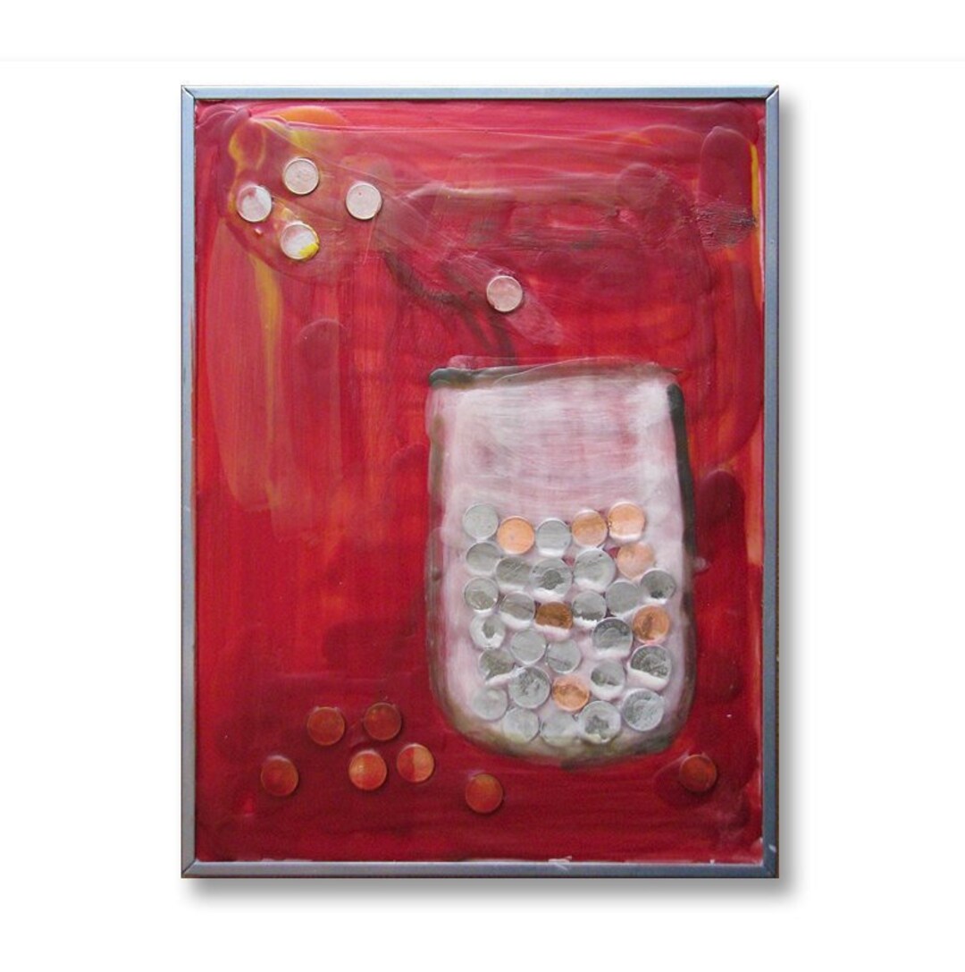 Original Art Encaustic Painting Abstract Expressionism : - Etsy