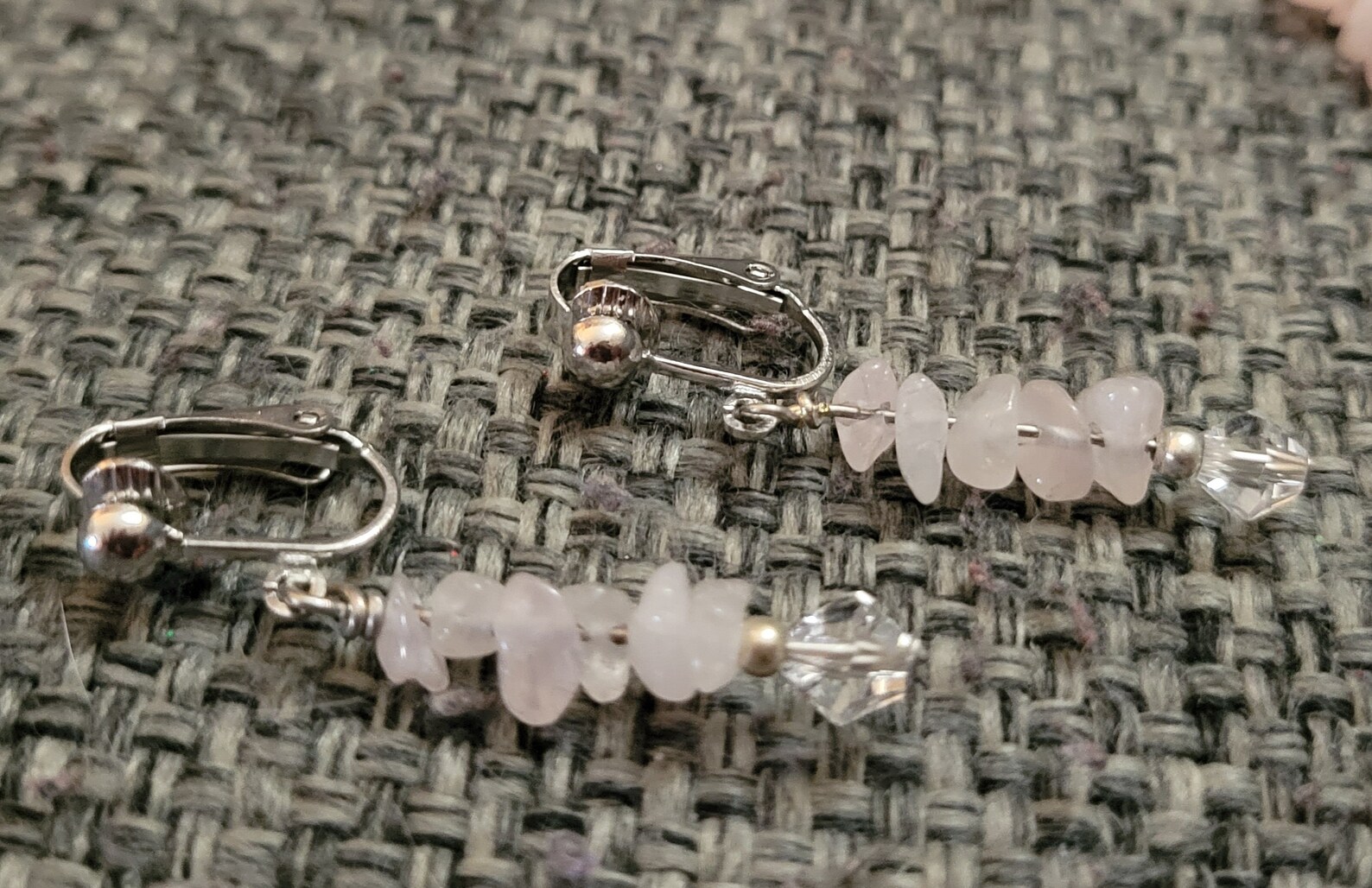 RESERVED: Pretty in Pink. Lovely Natural Rose Quartz Chip Gemstones ...